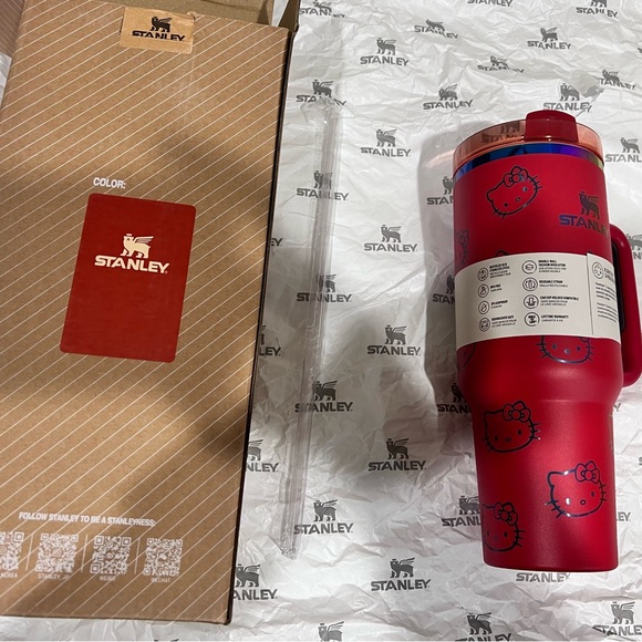 Stanley | Dining | Stanley Red Hello Kitty Tumbler | Poshmark